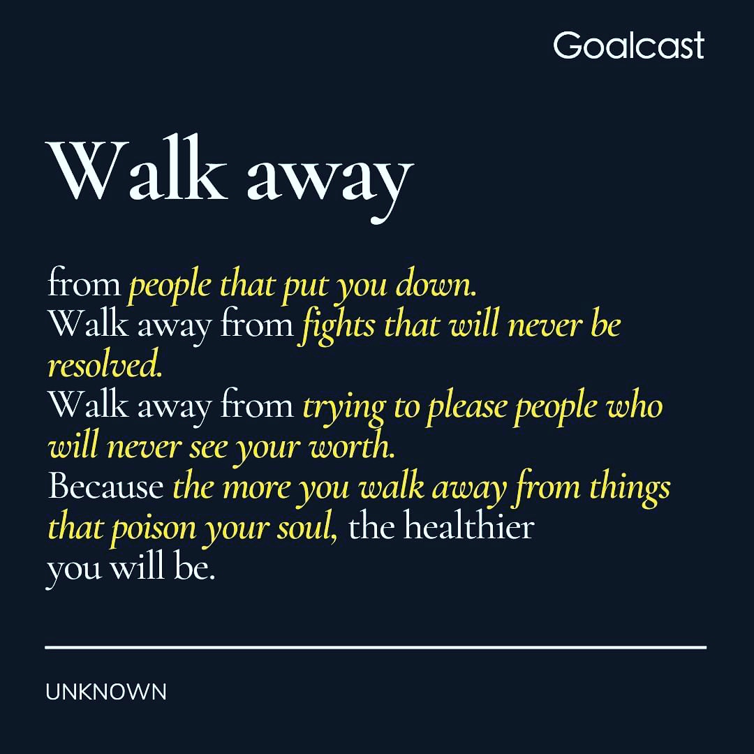 Walk Away… – Success Strategies